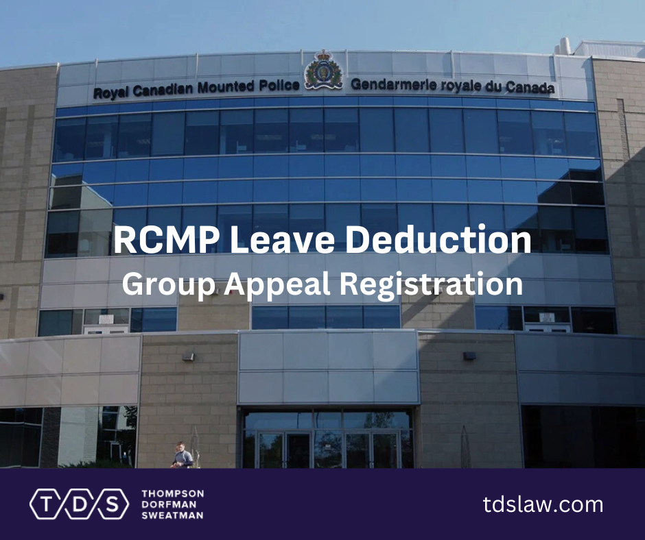 RCMP Leave Deduction Group Appeal